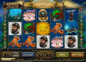 Captain Nemo Slot Machine - Try Playing Free