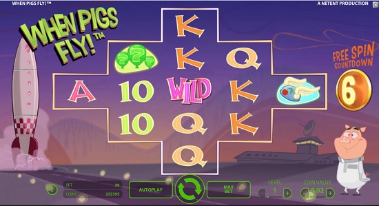 NetEnt Just Announced When Pigs Fly Slot Machine